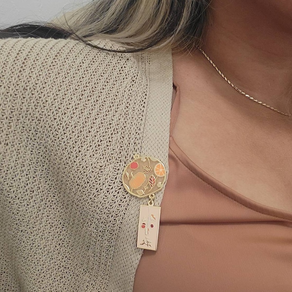 Furin Wind Chimes / Windchime (transparent) Large Hard Enamel Pin - Etsy