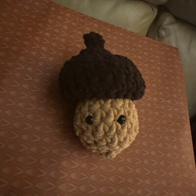 Itty Bitty Acorn Pop, NO SEW, Crochet Acorn Pattern, Amigurumi Acorn ...