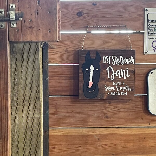 Hanging Show Stall Signs - Etsy