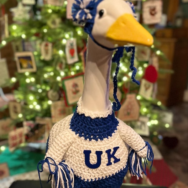 French Maid Goose Geese Outfit Crochet Goose Clothes Outdoor Patio ...