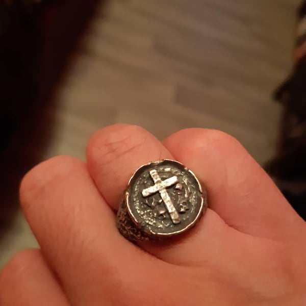 Aztec and Mayan Hieroglyphics Ring, Ancient Unique Mens Ring in ...