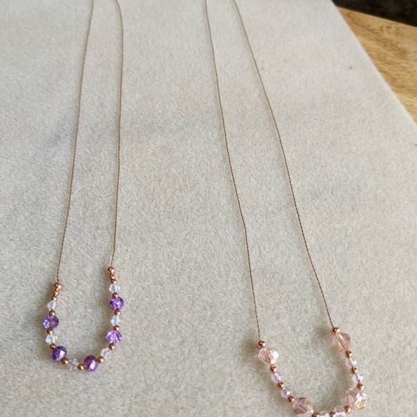 0.61mm Beading Chain in Sterling Silver, Gold Filled, Rose Gold Filled ...