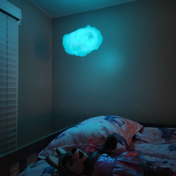 CLOUD Light,hanging Cloud, 14” Battery Operated LED Ambient Light ...