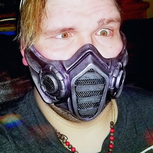 Cold Ninja Cosplay Mask by Wekster Mortal Face Mask Made - Etsy
