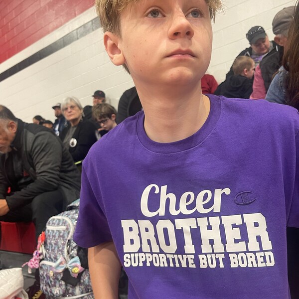 Cheer Brother SVG Cheer Bro SVG Supportive but Bored Cheerleader ...