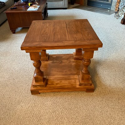 Pine Countryside Farmhouse Bench Legs Set of 4 Sustainably Harvested ...