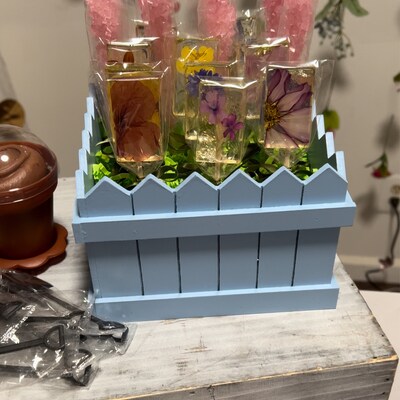 10 Wildflower Rectangle Lollipops - Etsy