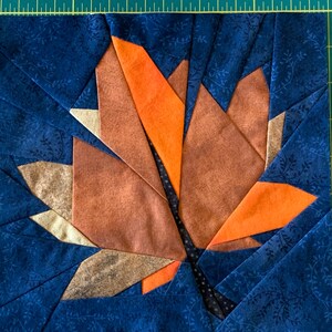 Maple Leaf, Foundation Paper Piecing Pattern FPP, Quilt Block, PDF ...