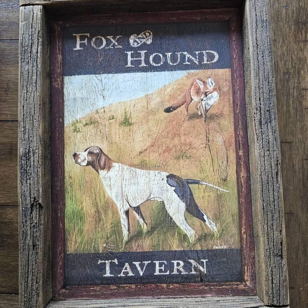 Fox Art, Custom Signs, Rustic Paintings, Folk Art, Wall Art, Primitive ...