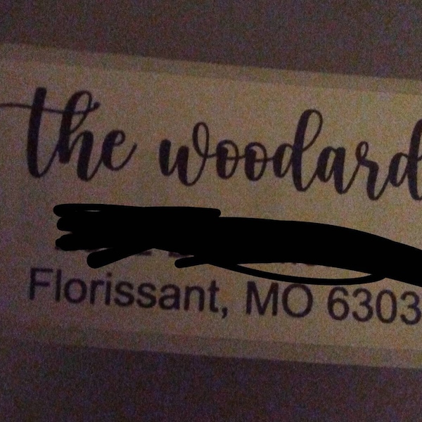 100 Address Label Stickers | Personalized Name Labels, Wedding Address ...