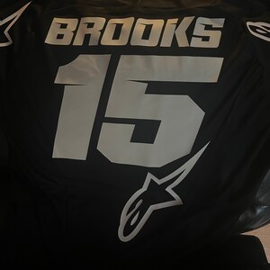 Motorcycle Helmet Decals Retro Font Stripes Dirt Bike Motocross Custom ...