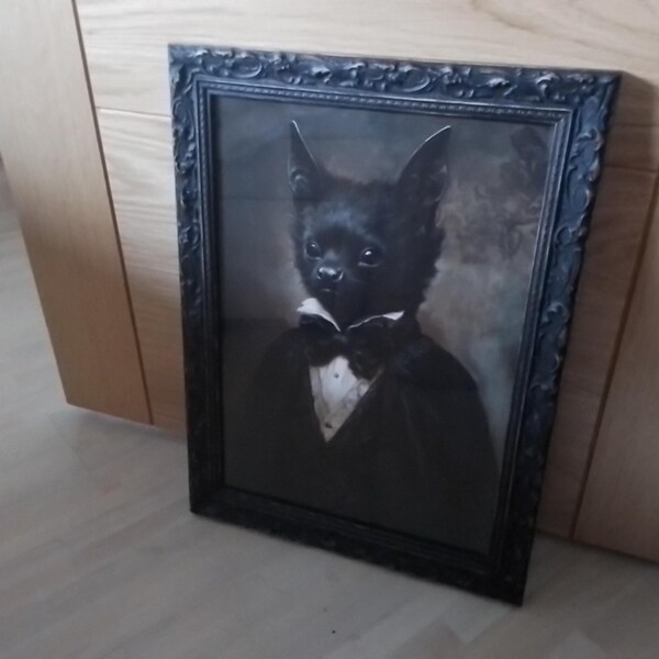 Victorian Bat Vintage Wall Art Print - Home Decor, Vintage Poster, Art ...