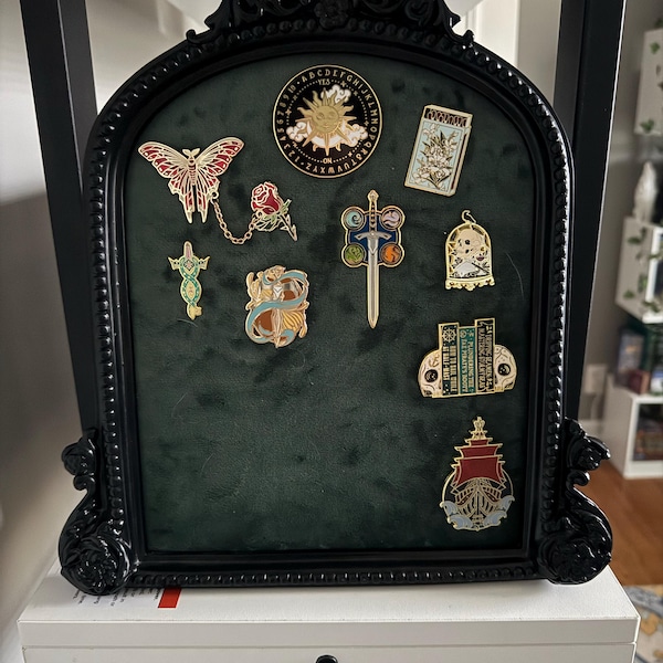 The Gilded Arch Pinboard Velvet Blush Pink - Etsy