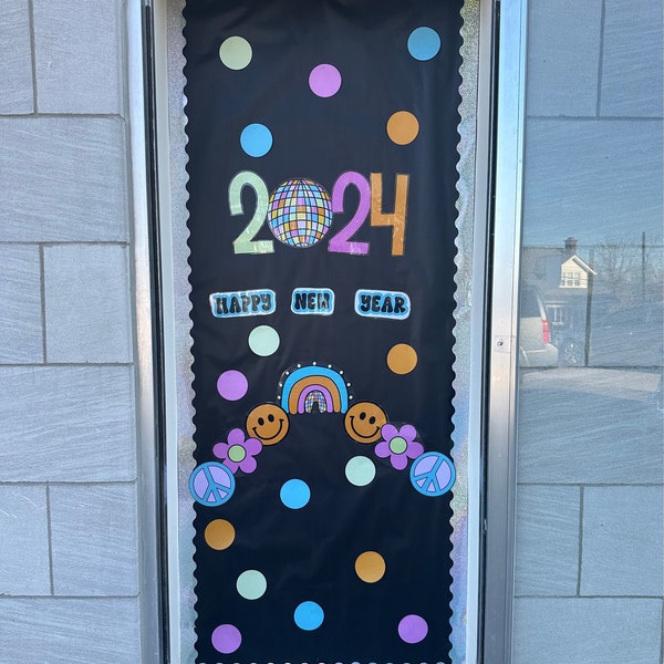 New Years Bulletin Board Kit | January Bulletin Board | New Year ...