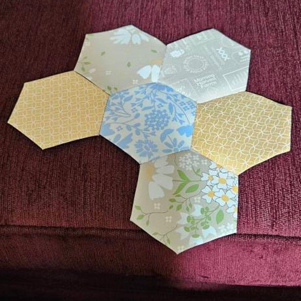 42 Precut Hexagons Sculpture Artists Home Collection by Liberty Fabrics ...
