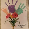 Flower Handprint Craft Art, Printable | for Mom or Grandparents ...