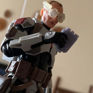 Tech Goggles & Datapad Bad Batch escala 1:12 Serie negra - Etsy España