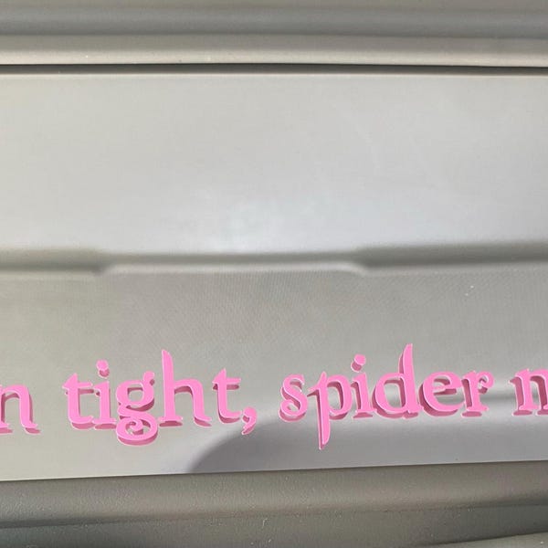 Hold on Tight, Spider Monkey - Twilight Visor Mirror Vinyl Decal - Etsy