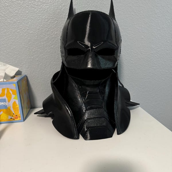 Robert Battinson FLEXIBLE Bat Cowl 2021/2022 Screen Accurate DIY ...