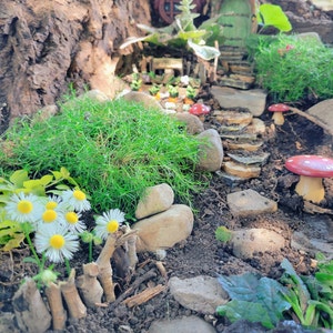 Cobblestone Curved Path Fairy Garden Path Mini Path - Etsy