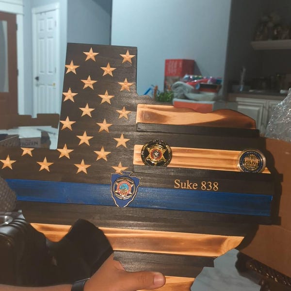 Firefighter Challenge Coin Display, Fire Hydrant, Gift for Firefighters ...