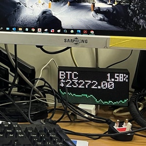 Crypto Ticker Stocks Forex LIVE Price Wifi LED Display - Etsy UK