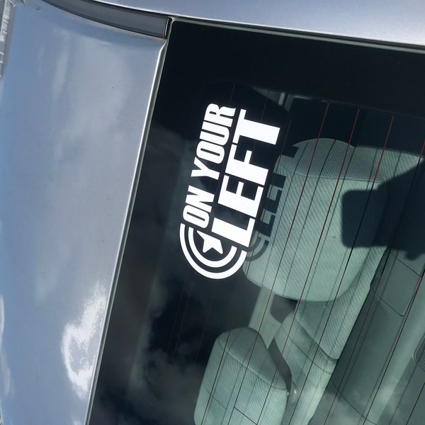 Captain America on Your Left Vinyl Sticker Decal for Car Window Laptop ...
