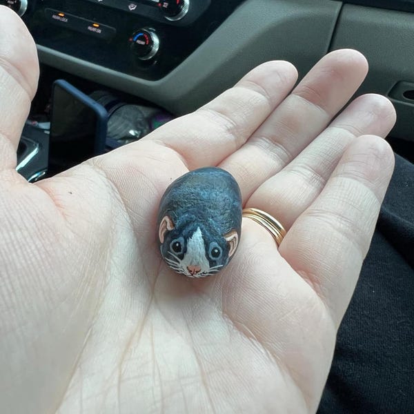 Rat Birthday Card Two Rats Enjoying a Birthday Cake and Party Rat ...