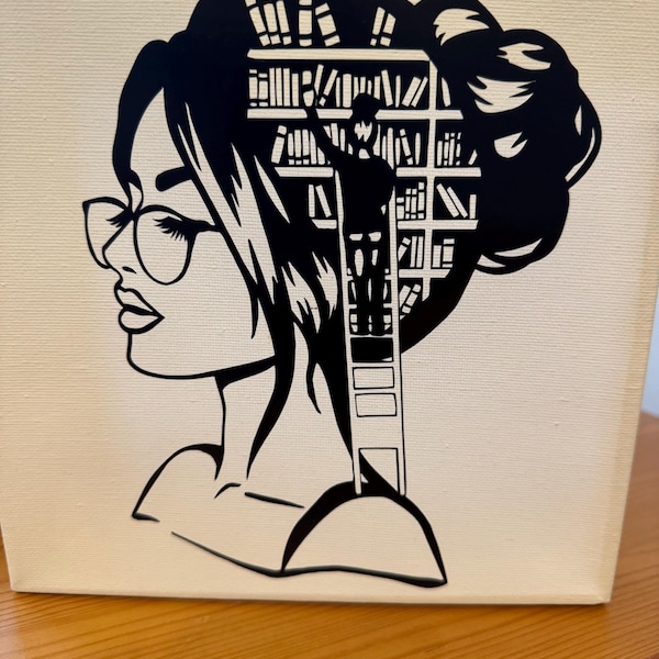 Just a Girl Who Loves Books Svg Png Dxf, Lady Library Png - Etsy