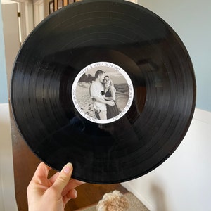 Wedding Record Table Numbers Custom Photo Vinyl Record | Etsy