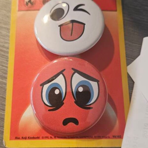 Regretevator Roblox Squeezy Squishy Balls Red Teddy 1.5" Pin Buttons ...