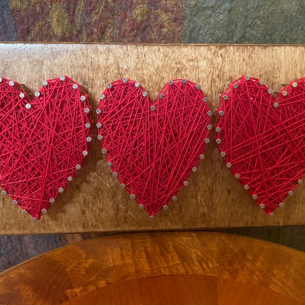 Custom Made to Order Family String Art With Hangers for Pictures - Etsy