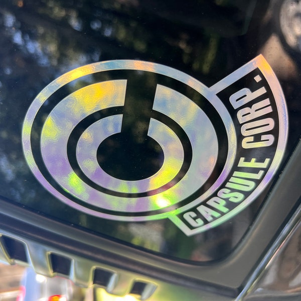 Vinyl Capsule Corp Logo Decal - Etsy