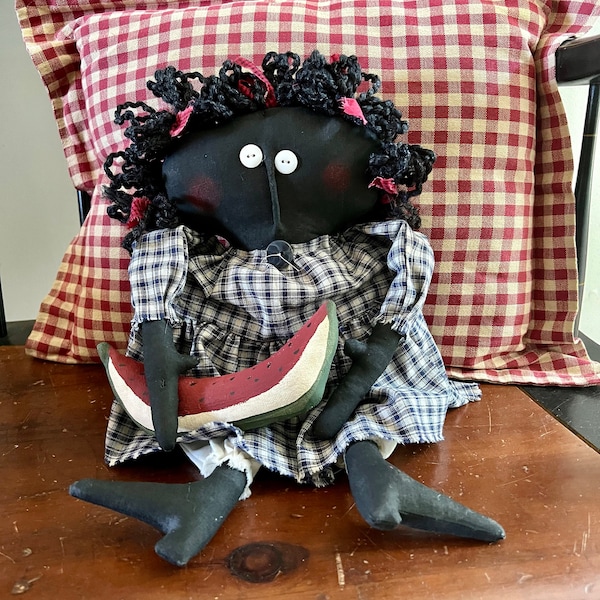Primitive Raggedy Ann Doll~raggedy Ann~doll~ragdoll~handmade~annie and ...