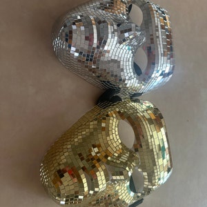 Masquerade Festival Disco Ball Face Mask. QUICK DELIVERY - Etsy