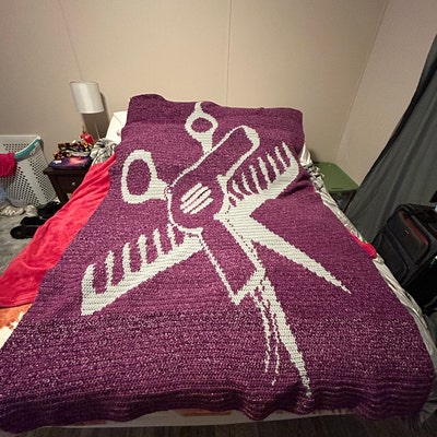 Harley-davidson Crochet Afghan Pattern Graph - Etsy