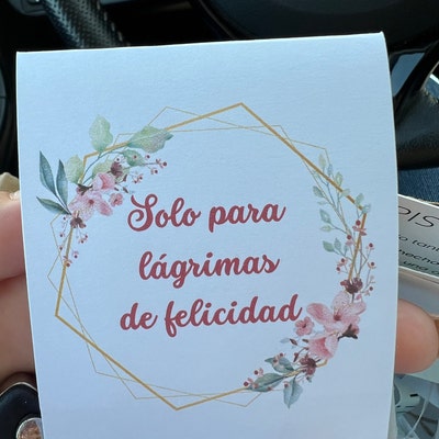 Packs de lágrimas de felicidad personalizables con lacito - Etsy España