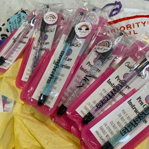 RSVP Ballpoint Glitter Pen - Etsy