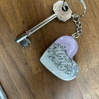 God Mother Resin Glitter Heart KEYRING, God Mother Gift, God Mum ...