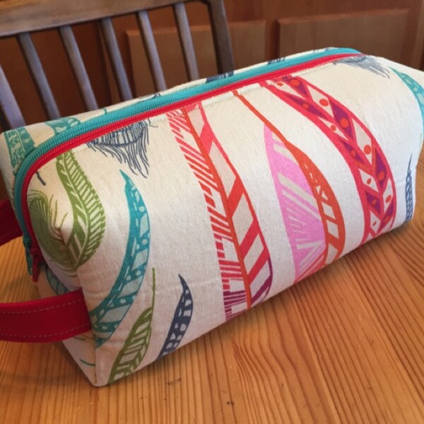 Annex Double-zip Box Pouches PDF Sewing Pattern - Etsy