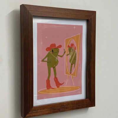 Set of 2 Howdy Partner Frog Art Prints Pack of 2 Frog - Etsy UK