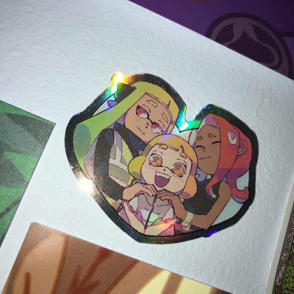 Iridescent Agents Sticker [SPLATOON] - Etsy