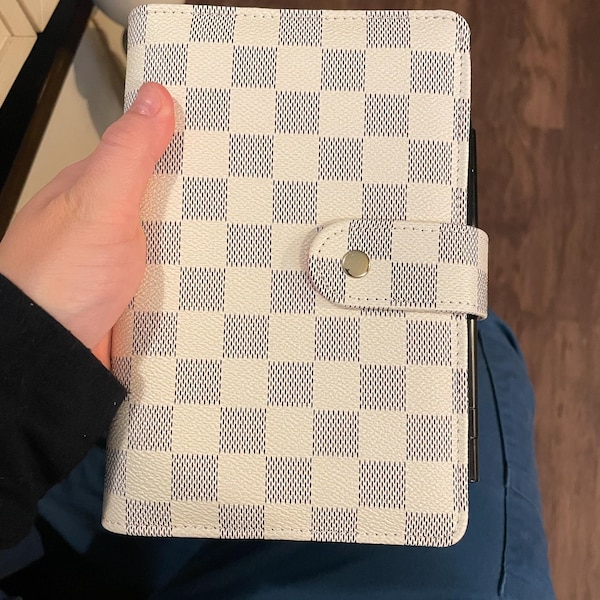 A6 Checkered Savings Challenge Budget Binder Planner Journal | Cash ...
