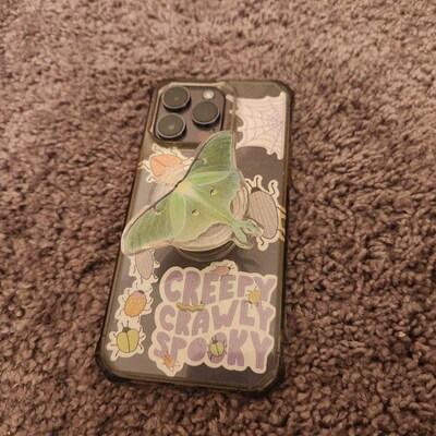 Luna Moth Phone Grip-rare Butterfly Phone Stand-monarch-swallowtail ...