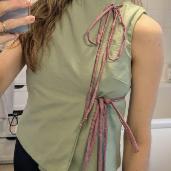 Amanda Blouse PDF Sewing Pattern | Japandi Minimalist Top DIY ...
