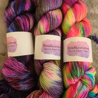 Hand Dyed Yarn Dk Weight Yarn Dk Yarn 100% Superwash Merino Merino Wool ...