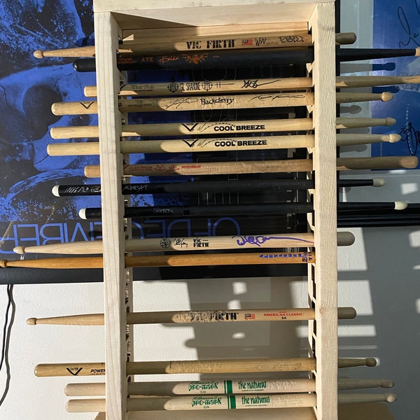 Drumstick Display / Drumstick Holder / Drumstick Organizer / Drumstick ...