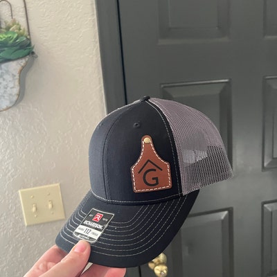 Customizable Cow Tag Hat Adult Cattle Tag Cap Richardson 112 or Flat ...