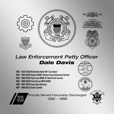 USCG Maritime Law Enforcement Badge, Coast Guard Boarding Officer Badge ...