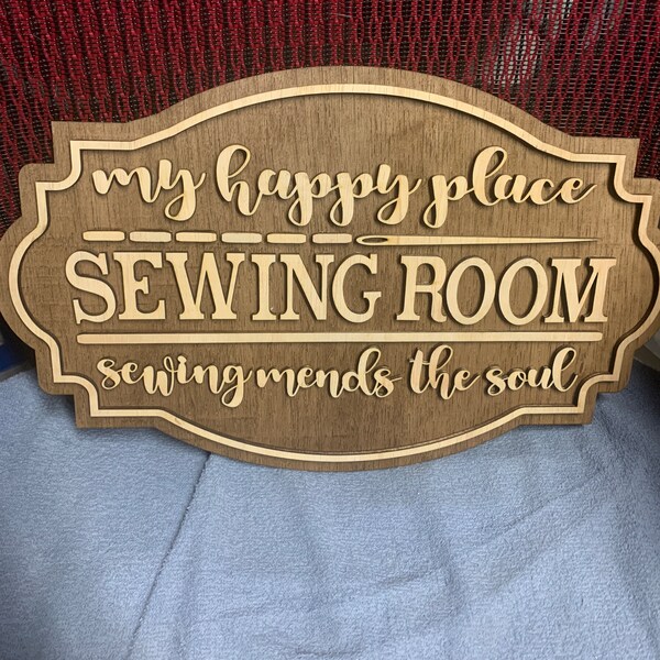 Sewing Room Door Sign Sewing Mends the Soul Sign Digital File - Craft ...